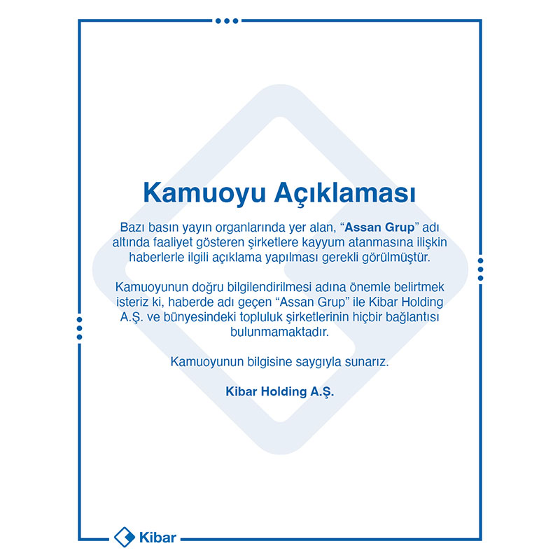 Group Companies - Kibar Dış Ticaret A.Ş.